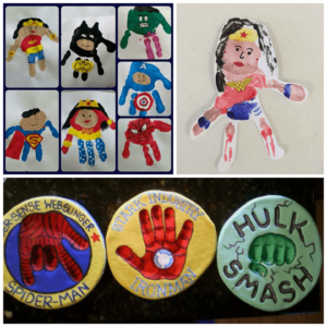 Awesome Superhero Handprint Crafts For Kids