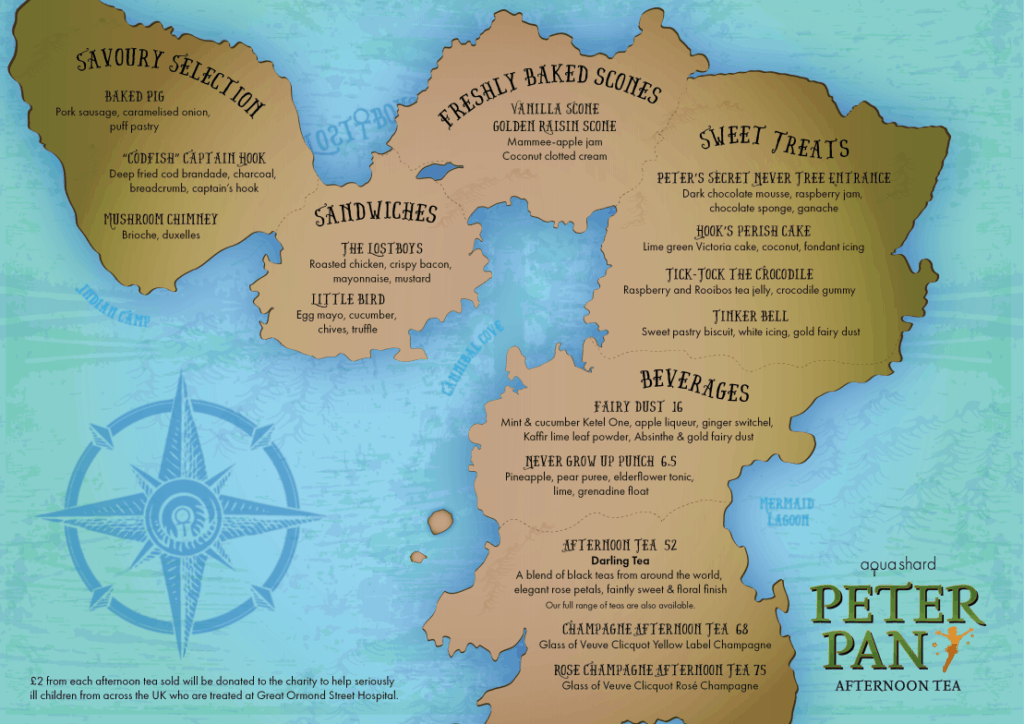 Magical Peter Pan-Themed Afternoon Tea at Aqua Shard (Updated 2022)